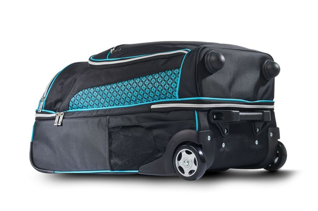 Trolley Bags: Drakes Pride Maximus Bowls Trolley Bag Aqua